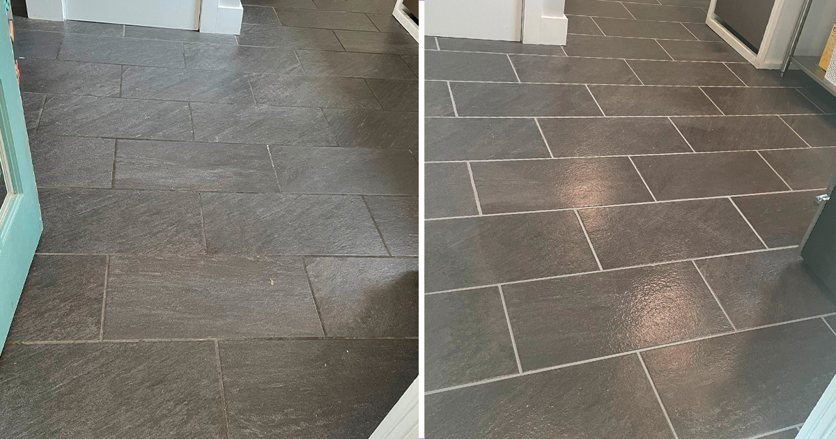 Our Expert Grout Recoloring Enhanced This Floor in Falcon CO